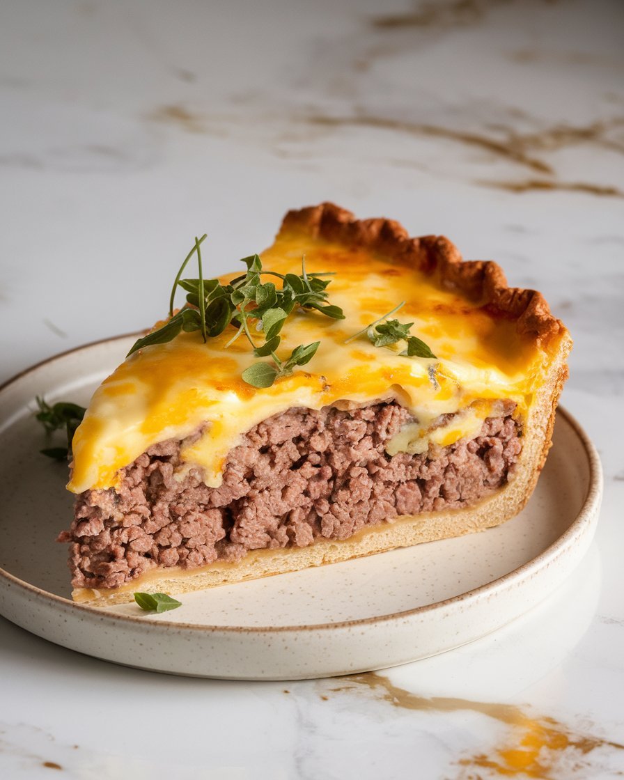 Optavia Lean and Green Cheeseburger Pie – thepantryspoon.com