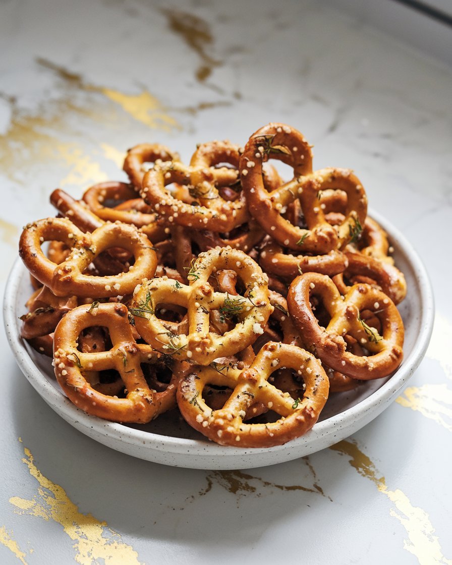 Zesty Ranch-Dill Seasoned Pretzels Recipe – thepantryspoon.com